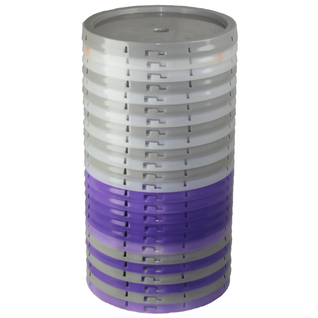 Blem tear tab lid with gasket QTY 24 - Affordable Buckets
