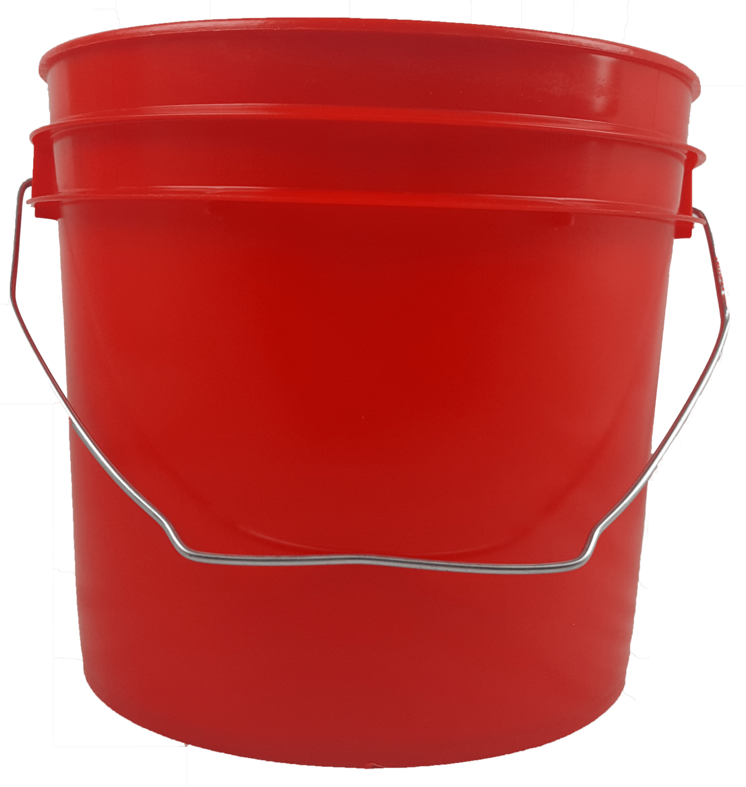 1 Gallon Round Plastic Buckets w/ Wire Bale Handle | 24 Pack